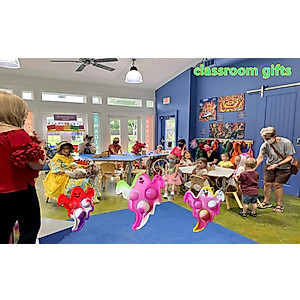 20 Packs Bulk Halloween Ghost Fidget Mini Pop for Kids Party Favors and Classroom Students Gifts