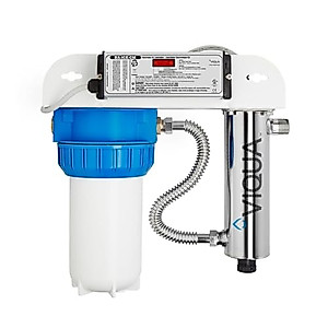 VIQUA VH200-F10 Home Stainless Steel Ultraviolet Water System with Integrated Pre Filter System - 9 GPM 35W