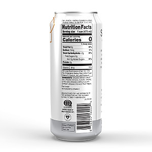 Steaz Zero Calorie Tea - Peach Mango - 16 OZ - 12 ct