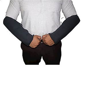 THE MEDIEVALS Thick Cotton Bracer Bandages Buckles BRACERS Black