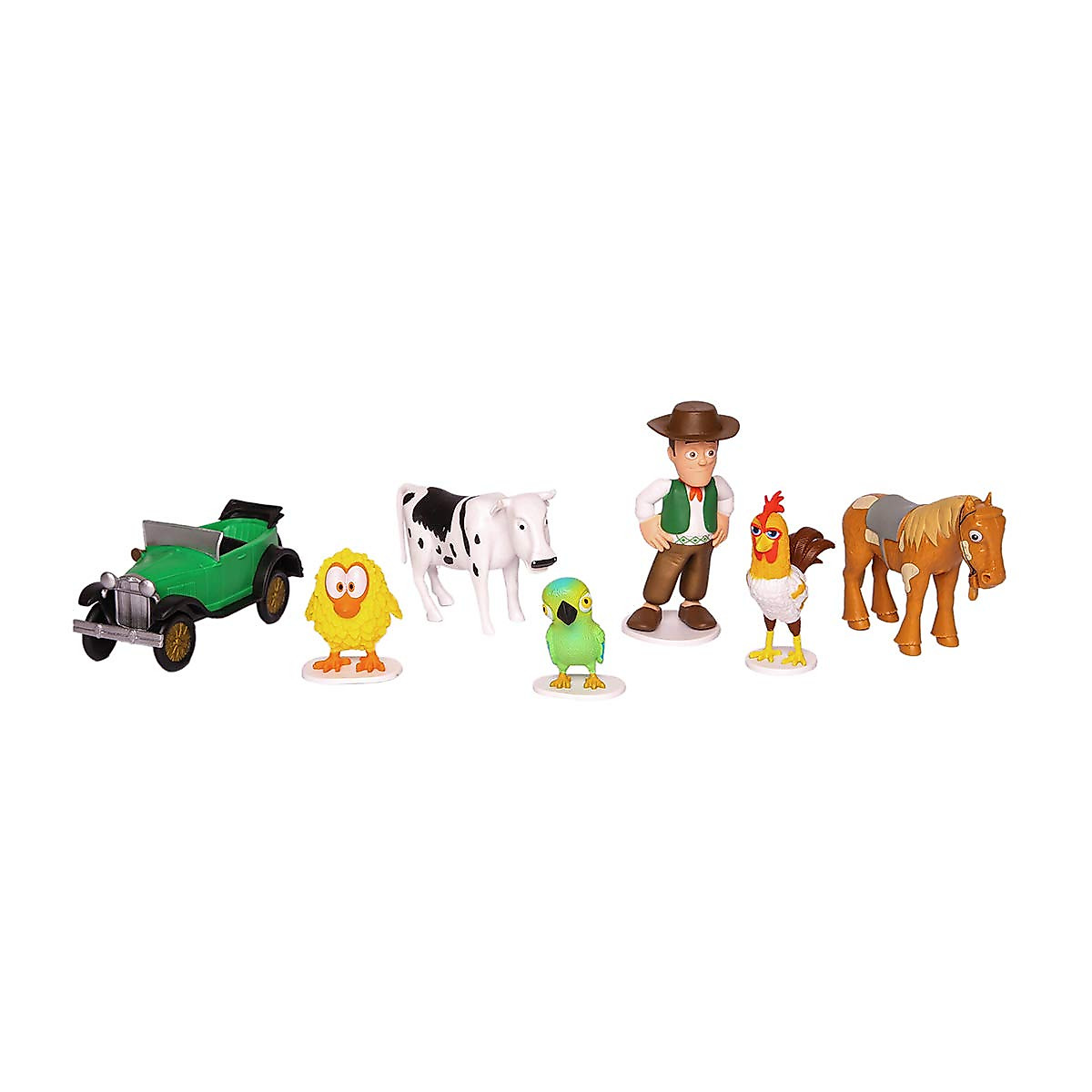 La Granja de Zenon Adventure Action Figures Set, 7 Collectible Action Figures, Toys for Kids