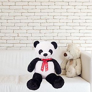 LOVOUS Super Soft Giant Stuffed Animal Panda Bear Plush Toy Gifts Kids, 5.2ft(62")