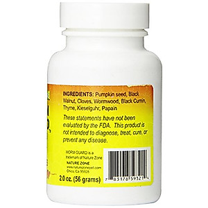 Nature Zone SNZ59321 Reptile Worm Guard Powder, 2-Ounce