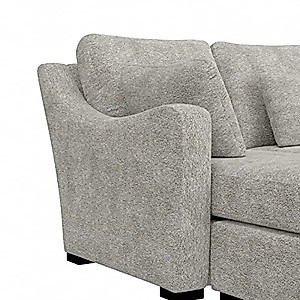 Hillsdale York Upholstery, Sectional Sofa, Stone