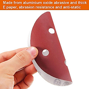 5-Inch Hook and Loop Sanding Discs for Random Orbital Sander, Assorted Sandpaper 40-1000 Grits, 110 PCS