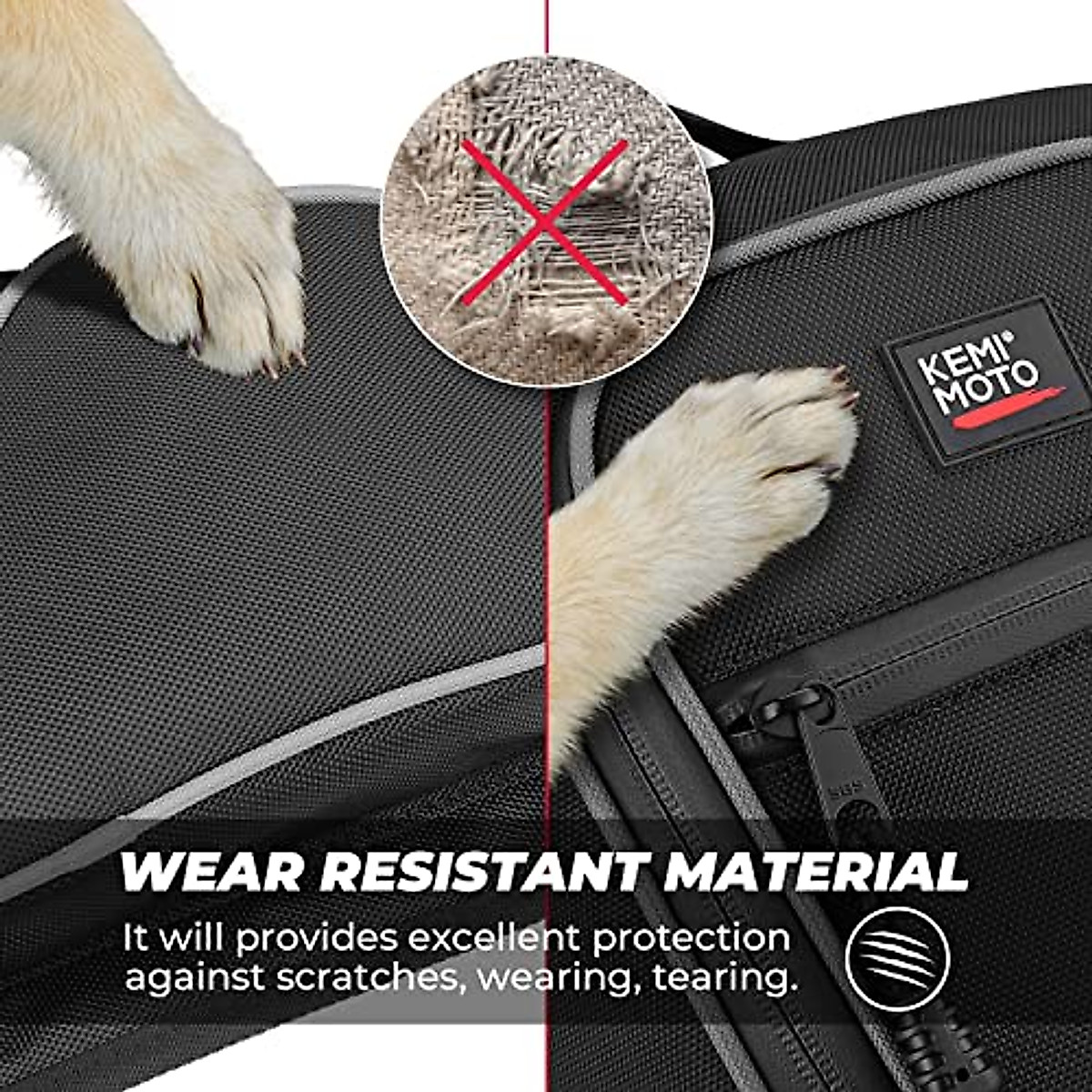 KEMIMOTO 2023 PRO XP Storage Bag Set 1680D Door Bags & Center Bag with Removable Knee Pad and PVC Wear Resistant Zippers UTV Tool Bags Compatible with Polaris RZR PRO XP 2020-2023