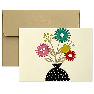 Hallmark Boxed Thank You and Blank Cards Assortment (Four Assorted Designs, 40 Note Cards and Envelopes), 5WDN2066