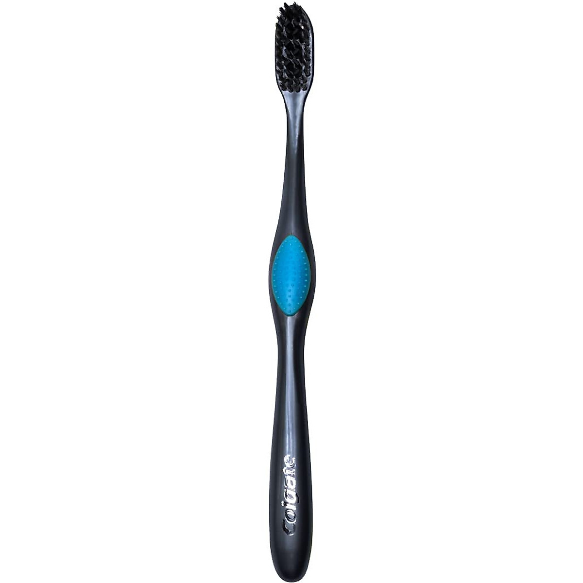 Colgate 360 Charcoal Infused Toothbrush, Floss-Tip Bristles, Soft (Colors Vary) - Pack of 2