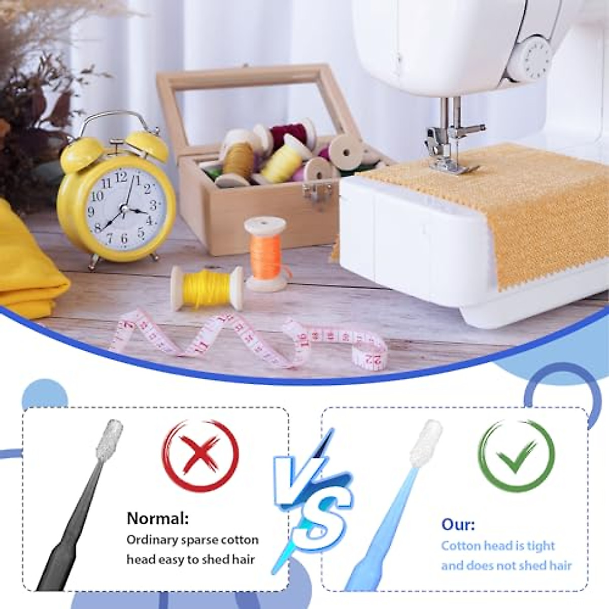 240Pcs Touch Up Paint Brushes Repair Ultra-Fine Paint Brushes for Automotive Paint Chip Repair,Disposable Micro Paint Chip Applicators for Detailing Clearance Cleaning (Length: 4IN Tips:1.5/2/2.5MM)