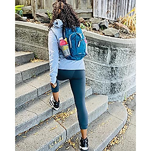 G4Free Mini 10L Hiking Daypack Small Hiking Backpack Cycling Compact Shoulder Backpack Outdoor for Men Women(Teal Blue)