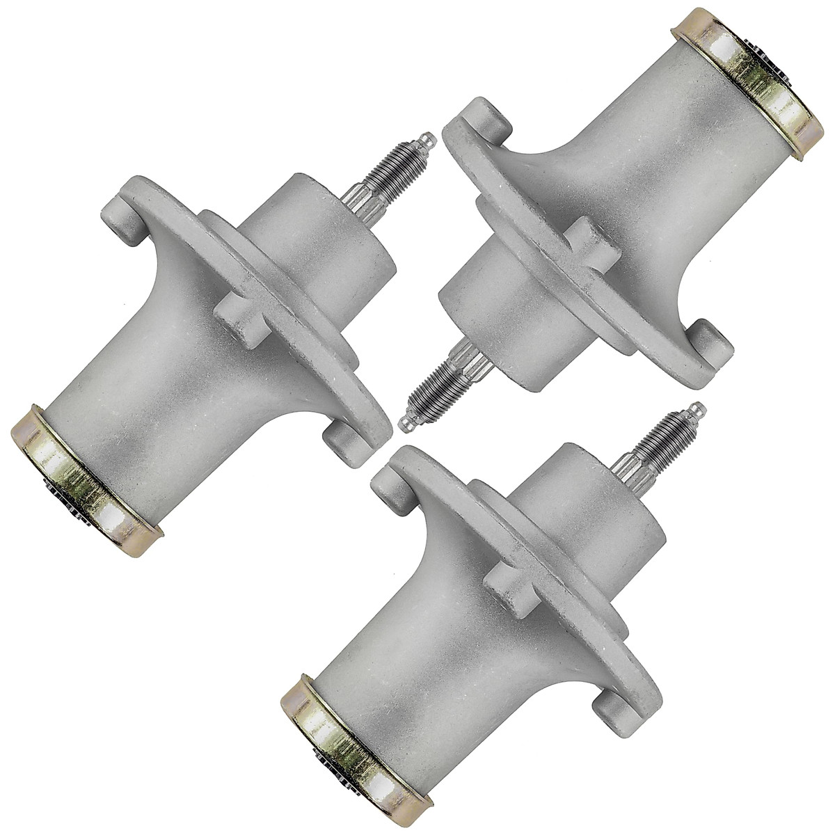 Caltric 3 Spindle Assembly Compatible with Husqvarna Mz48 Mz52 Mz5225 Mz6125 Mz6128 539112170