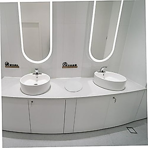 CHILDWEET Embedded Trash Can Lid Rubbish Bin Trash Can Lids Waste Bin Lid Round Counter Top Cover Countertop Cover Trash Grommets Garbage Bin Lid Trash Can Cover Silver Stainless Steel