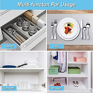 MYITYARD Shelf and Drawer Liner for Kitchen Cabinets, Waterproof Non-Slip Non-Adhesive Refrigerator Mat for Cupboard, Pantry Shelves, Bathroom, 12in * 16.4ft