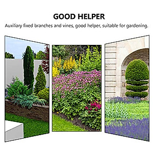 YARNOW Garden Plant Twist Ties Twist Ties Plant Support Wall Vines Fixing Tools Gardening Tree Shrub Supplies for Tree Branch Vine Shrub Black 5pcs