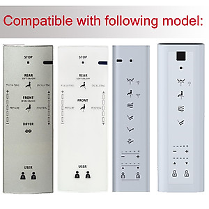 Replacement Remote Control for TOTO Washlet Bidet Toilet Seat SG GL TCF403REGV1 CW512YR WC TCF403EGV1 (UK) TCF6532C3GV1 TCF6532G#NW1 TCF6532SW#NW1 TCF403REG TCF403RESW TCF403REG CW512YR WC