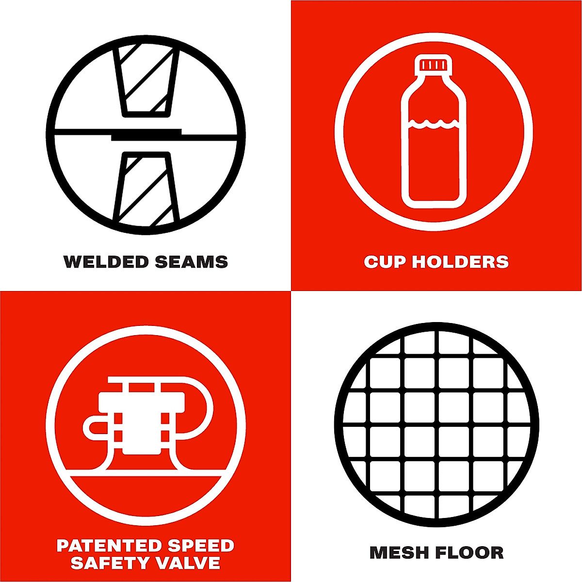 Airhead Classic Cruiser Lake Float, 1-8 Rider Car Lake Float