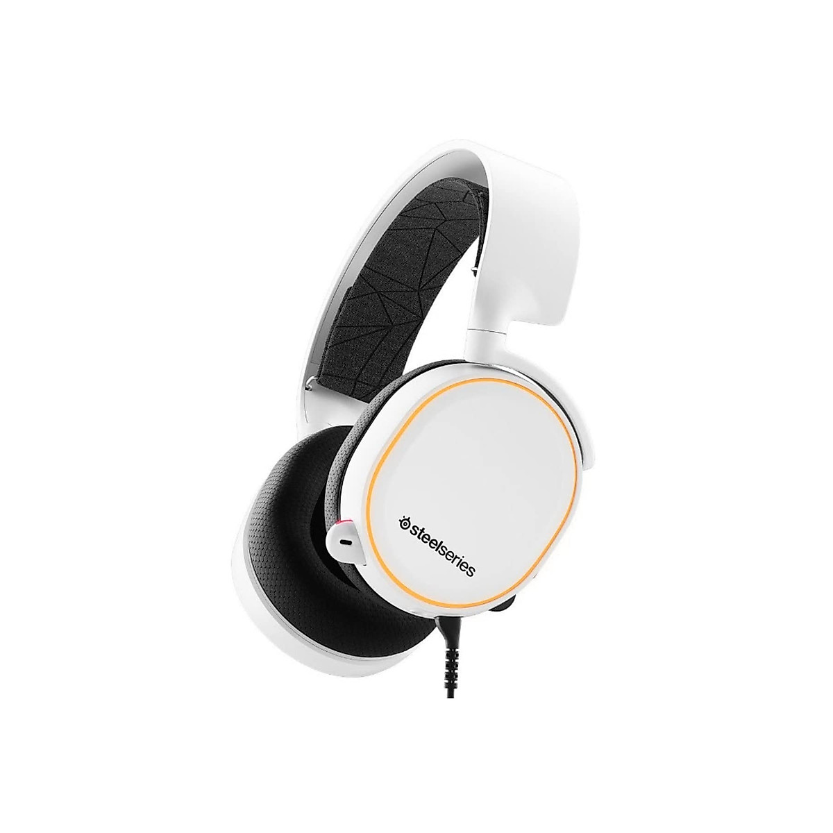 SteelSeries Arctis 5 Gaming Headset - RGB Illumination - DTS Headphone: X v2.0 Surround for PC and PlayStation 5, PS4 - White