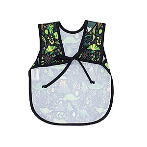BapronBaby Dino Days Bapron - Soft Waterproof Stain Resistant Bib - Machine Washable - 6m - 5yr - (Sz Preschool 3-5yrs)