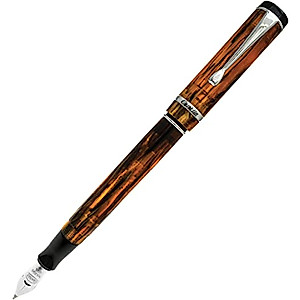 Conklin Duragraph Amber Fountain Pen, Med Nib (CK71342)