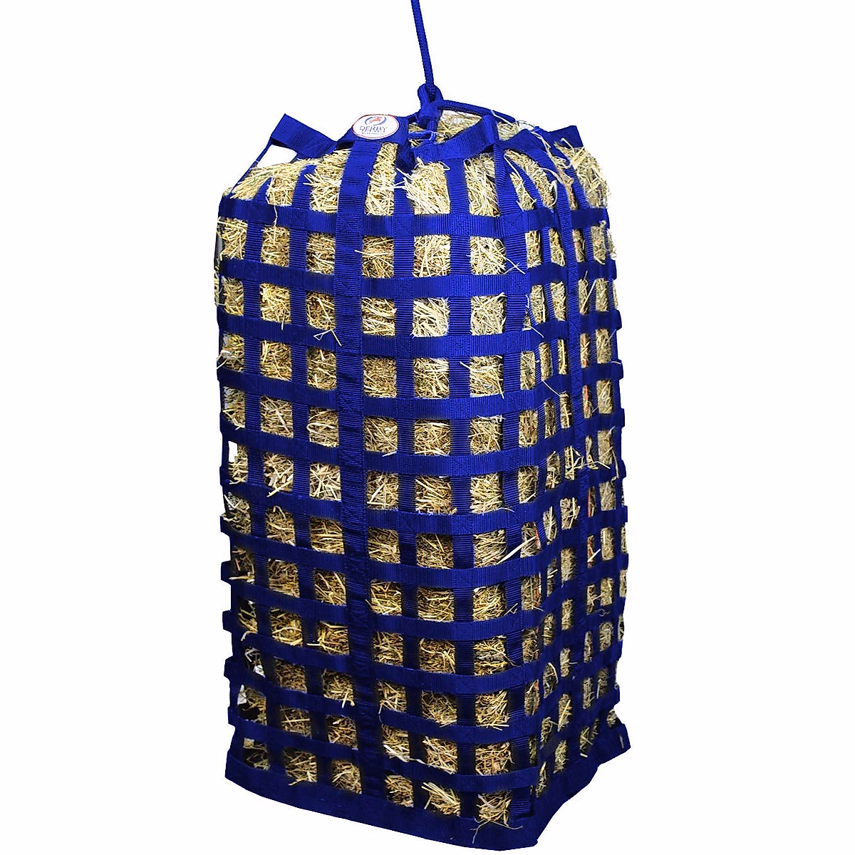 Derby Originals XL Go Around Slow Feeder Horse Hay Bag with Super Tough Bottom and 1 Year Warranty, Royal Blue, 71-7132RBL