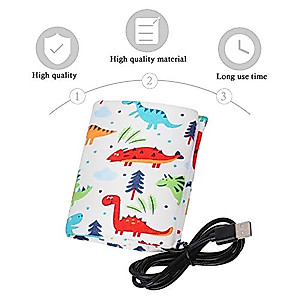 DOITOOL USB Bottle Warmer Milk Warmer Feeding Bottle Heated Travel Cover Practical Warmer Ourdoor Indoor