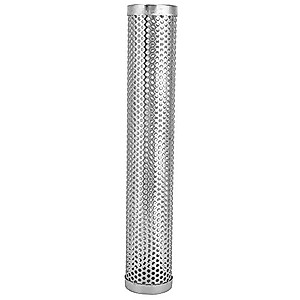 AMONIDA Grill Smoker Tube, Stainless Steel 12in Smoker Tube, Stylish for Gas Grill Charcoal Grill Electric Grill(Round)