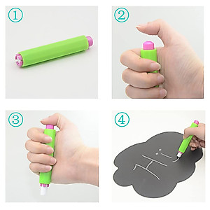 Large Blank Photo Booth Props Signs, 11pcs Large Writable Chalkboard Photo Booth Props with Chalk and Sticks, Blank Signs Props by Tvorvik, Perfect for Wedding Party, Birthday Party, Party Events