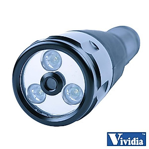Vividia Waterproof LED Flashlight DVR Inspection Camera with Photo/Video/Audio Recordable Capability and 1.5” LCD Monitor