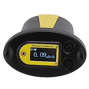 Alarm Marble Radioactive Dosimeter, 3 Alarm Modes Low Power Consumption High Sensitivity Nuclear Radiation Dose Alarm Device for Petrochemical