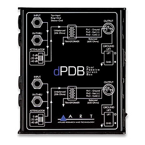 ART dPDB 2-channel Passive Direct Box