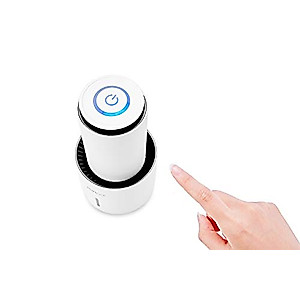 PURIPOT Personal P1+ Portable Air Purifier for Bedroom, Office with VOC Sensor, Premium Stylish Air Purifiers, HEPA Filters Upgrade Version, Blue Light PCO, Permanent Use