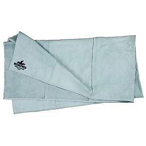 MCR Safety 38063 Heavy Side-Split Leather Welding Blanket, Gray, 6-Feet by 3-Feet