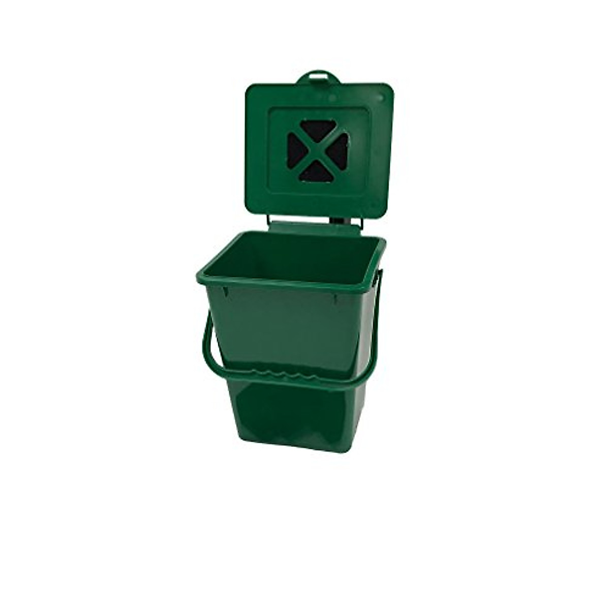 Exaco ECO 2000 Kitchen Compost Pail, 2.4 Gal, Basic Green