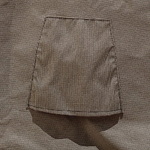 Budge P1A01PM1 English Garden Patio Stack of Chairs Barstool Cover Heavy Duty and Waterproof, Chairs Chair, Two-Tone Tan