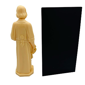 St Joseph Statue Home Selling Kit with Magnetic Holy Card for Refrigerator with Instruction Card Real Estate Patron Saint Pack