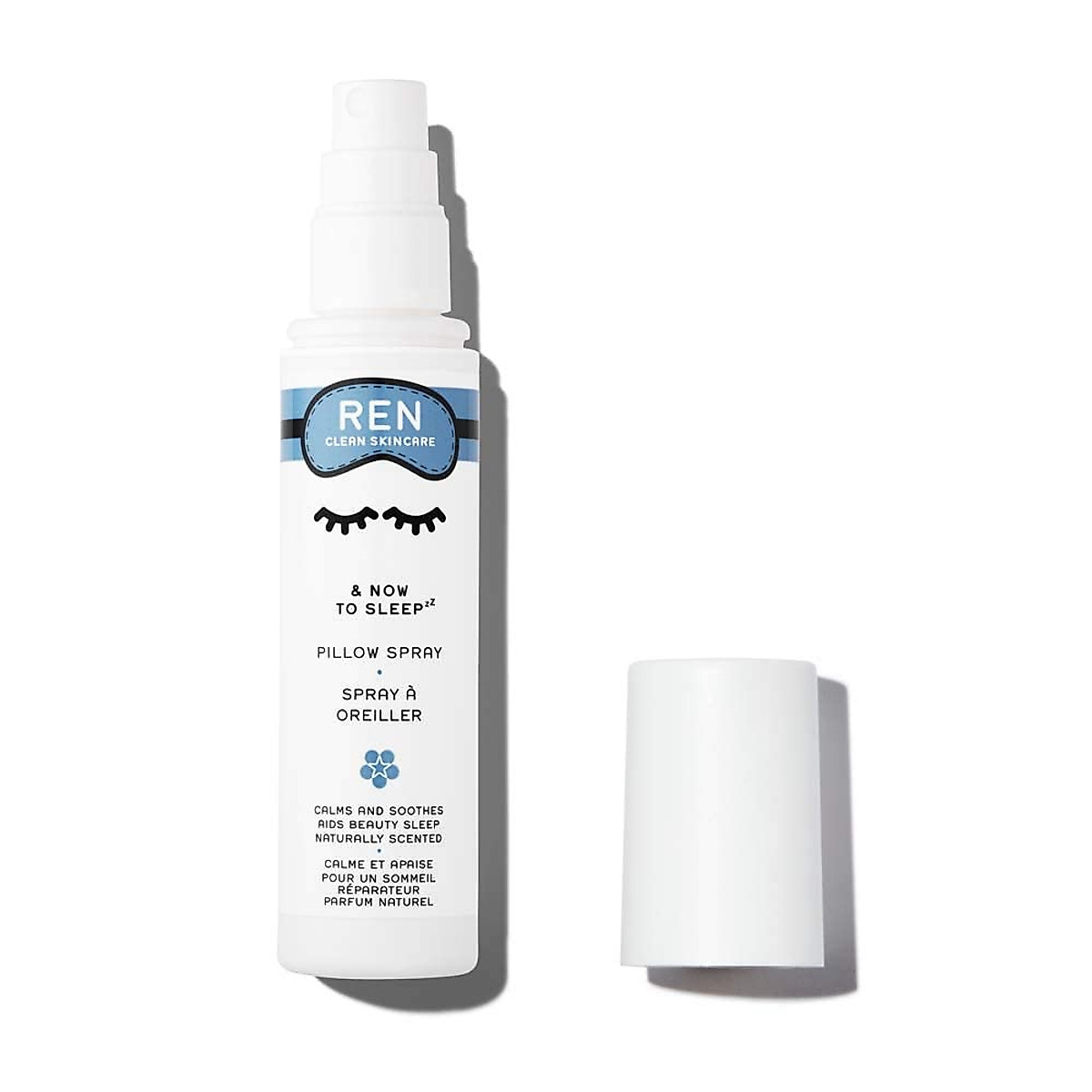 REN Clean Skincare - & Now To Sleep Pillow Spray - Lightly Scented Lavender Pillow Mist to Enhance Sleep, 2.5 Fl Oz