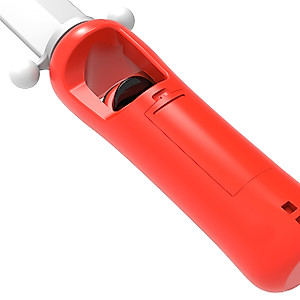 LED Sword Accessories Compatible with Nintendo Switch/Switch OLED (Red, 1 Pack), GH Joycon Right Games Sword Controller for Switch Sports Chambara, The Legend of Zelda: Skyward Sword HD, Skyrim