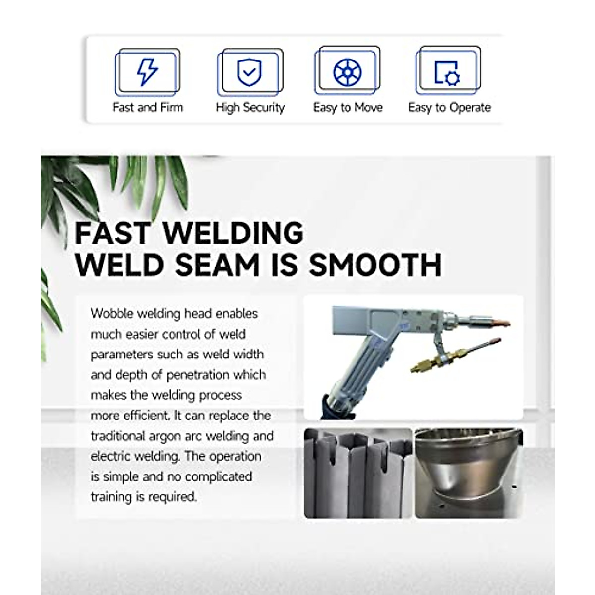 MAX 1500W Handheld Laser Welder Machine Fiber Laser Welding Machine with Wire Feeder Capable of Welding up to 4mm Steel