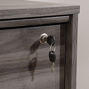 Sauder Clifford Place Lateral File Cabinet in Jet Acacia, Jet Acacia Finish