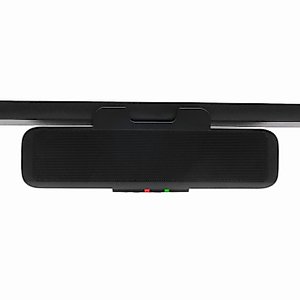 Cyber Acoustics USB Speaker Bar (CA-2890) – Stereo USB Powered Speaker, Easily Clamps to Monitor, Convenient Controls