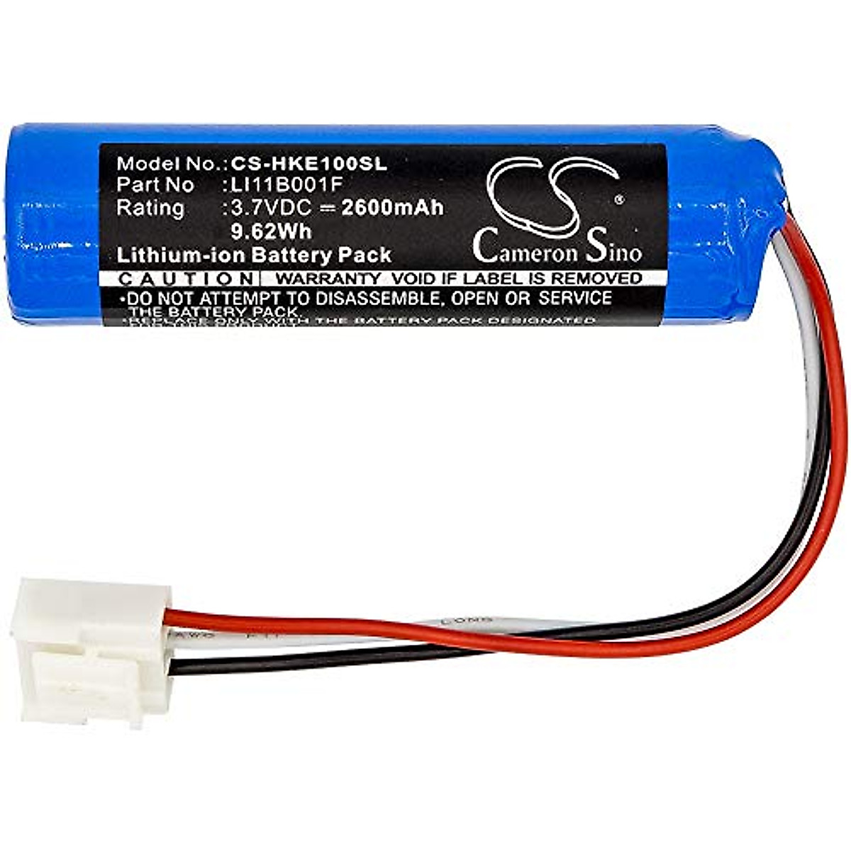 Replacement Battery for Harman/Kardon Onyx Studio 1, Compatible with Onyx Studio 2, fits Part No Harman/Kardon LI11B001F, Cameron Sino Speaker Li-ion Battery CS-HKE100SL 3.7V 2600mAh/9.62Wh