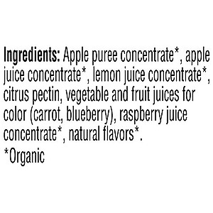 Pure Organic Layered Fruit Bars, Gluten Free and Vegan, Kids Fruit Snacks, Raspberry Lemonade, 6.2oz Box (12 Bars)