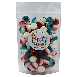 FirstChoiceCandy 3D Juicy Gummy Candy (3D Eyeballs, 2 Pound (Pack of 1))