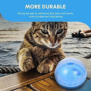 Yustery Indoor Cat Interactive Toy Dog Treat Dispensing Toy Pet Slow Feeding Ball