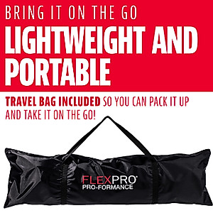 Franklin Sports MLB Flexpro Training Backstop Net and Pitching Target - Baseball and Softball Batting Practice Net - Portable Sport Net and Target, Black, 7' x 7'