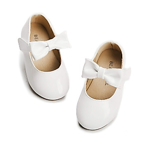 Felix & Flora Girls Dress Shoes - Mary Jane Ballet Flats Party Wedding School Size 4.5 Toddler