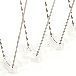 Uxsiya Bird Repellent, Bird Spikes Repel Large Parasitic Birds with Stainless Steel Tip for Garden