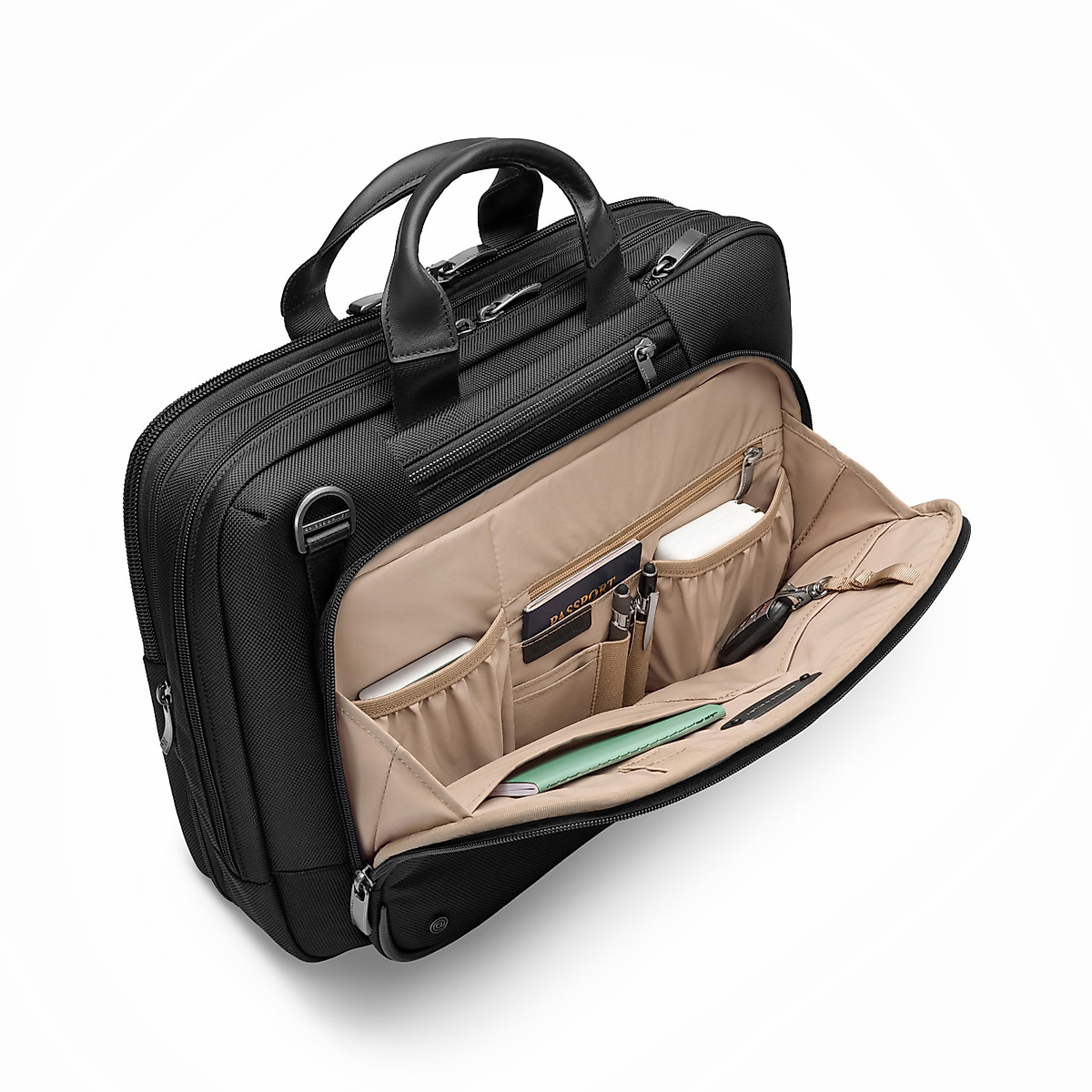 Briggs & Riley @ Work Rolling Briefcase, Black, Large