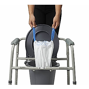 Medline Commode Liners with Absorbent Pad case of 72