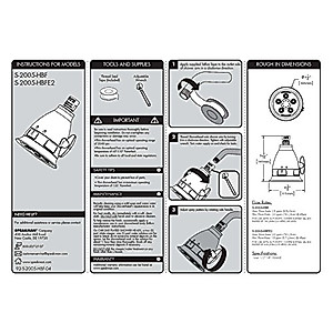 Speakman S-2005-HBF Hotel Pure Luxury Filtered Shower Head with Massage Setting, 2.5 GPM, Polished Chrome